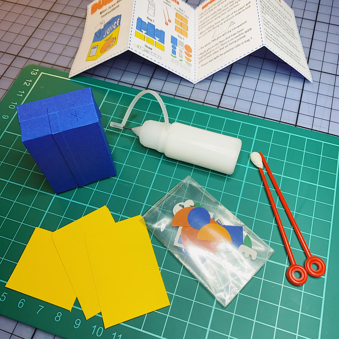Build It Mini | DIY Papercraft Juice Box – Happy Frank